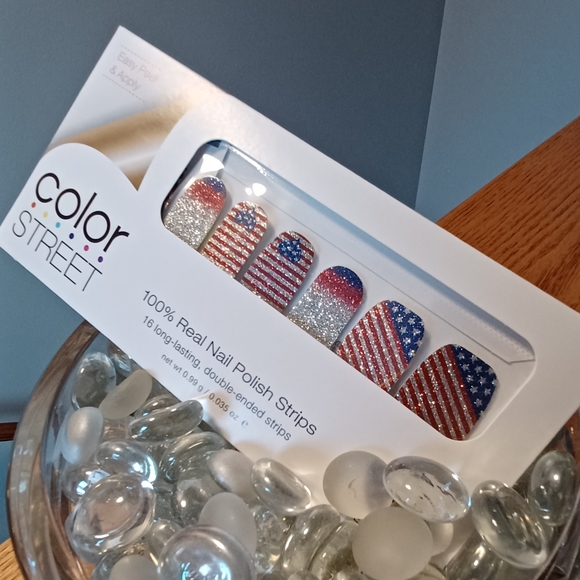 Color Street | Makeup | Nwt Rare Color Street Broad Stripes Bright ...